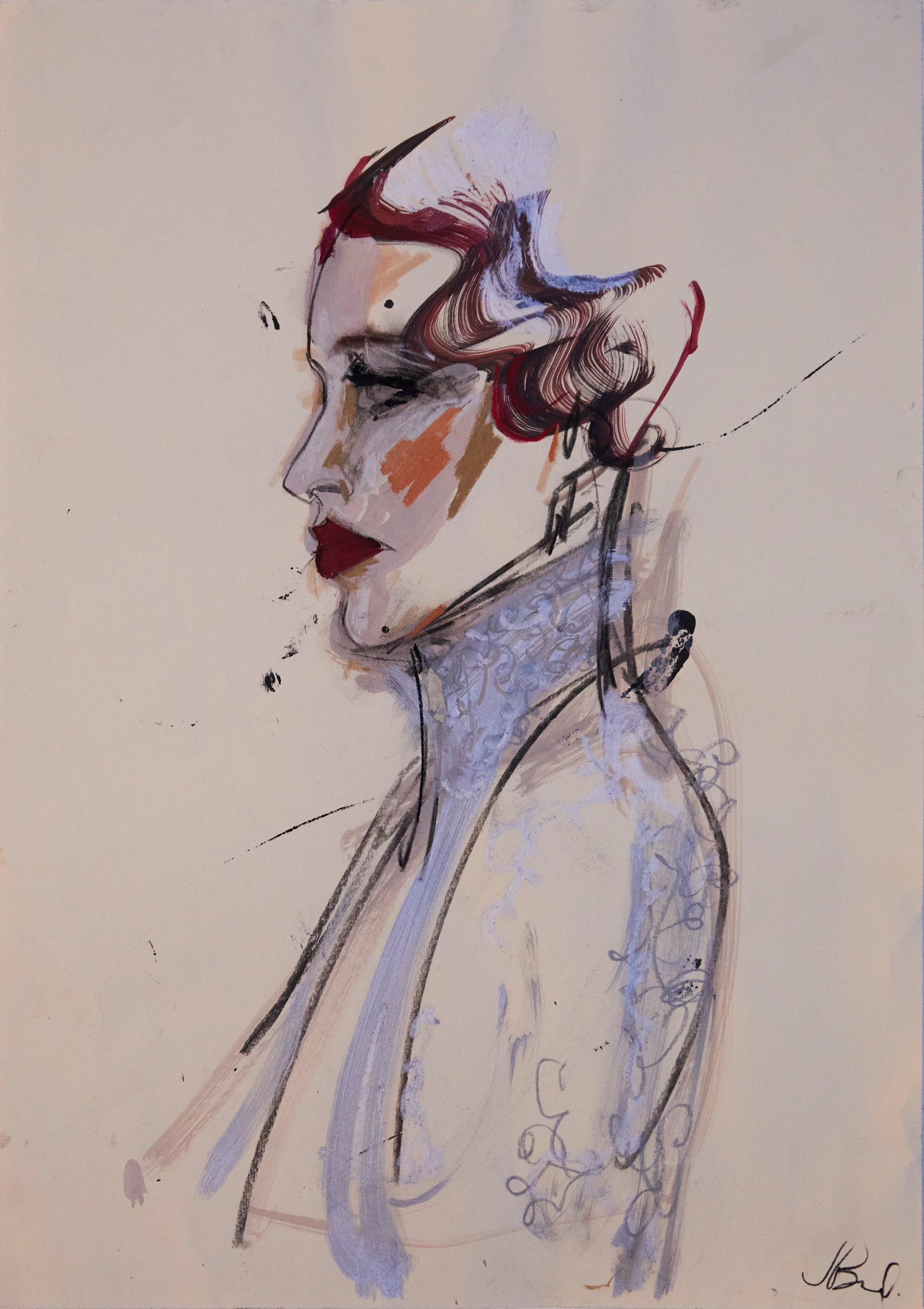 Daphne hair/make up – SHOWstudio