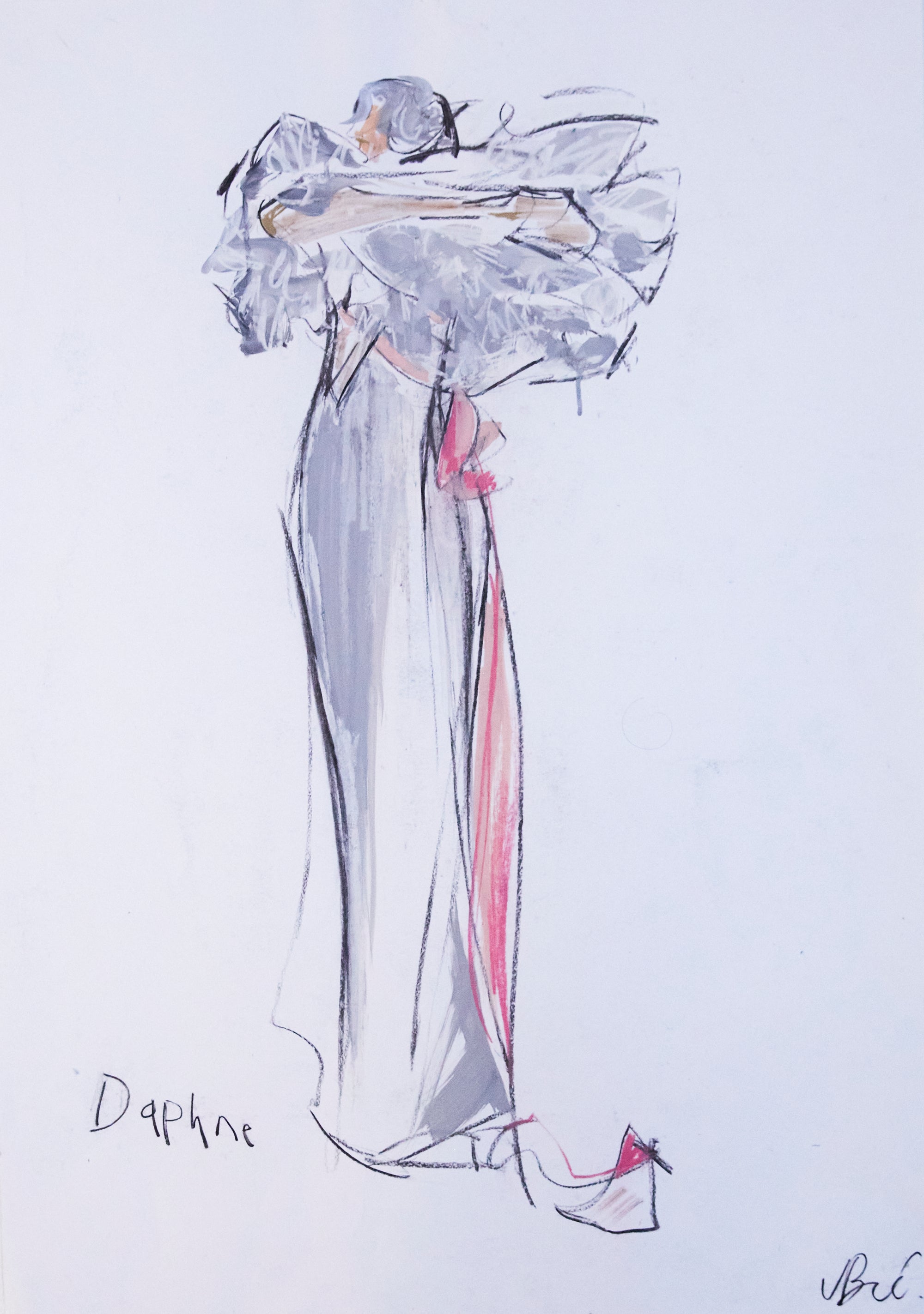 Daphne with pink bow – SHOWstudio