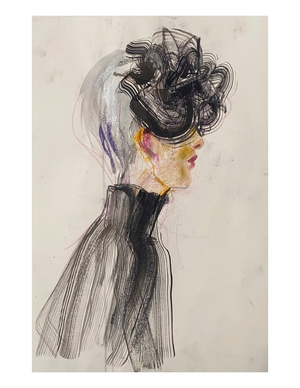 Headpiece in ink 2 – SHOWstudio