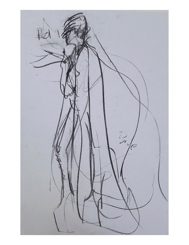 Daphne with cape – SHOWstudio