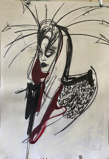 Daphne with hood – SHOWstudio